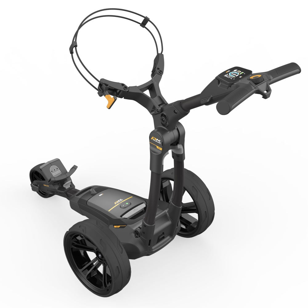Powakaddy CT6 Stealth Black '25 Electric Trundler with XL Lithium Batt ...