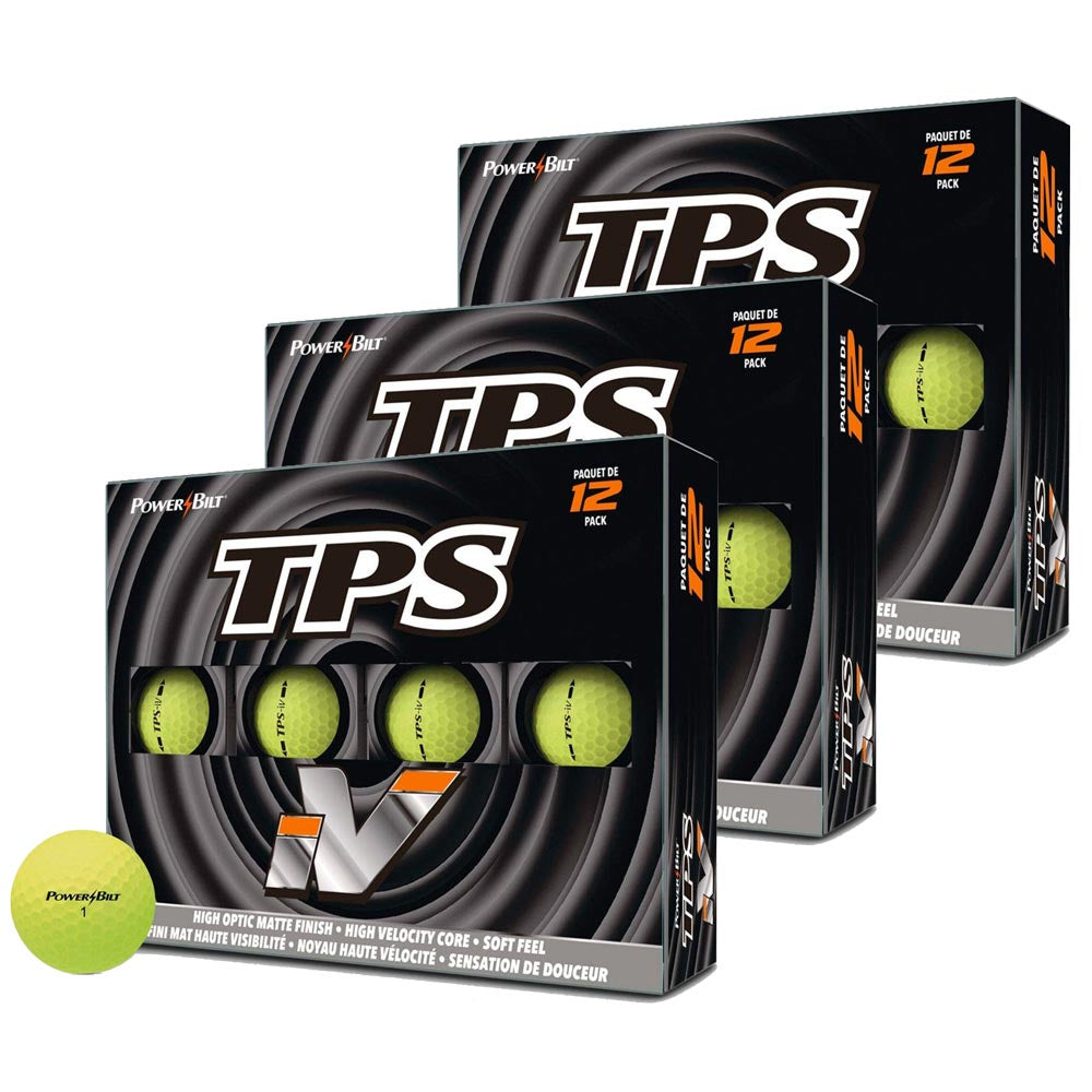 Powerbilt TPS High Vis Golf Balls 3 Dozen – Golf Warehouse NZ