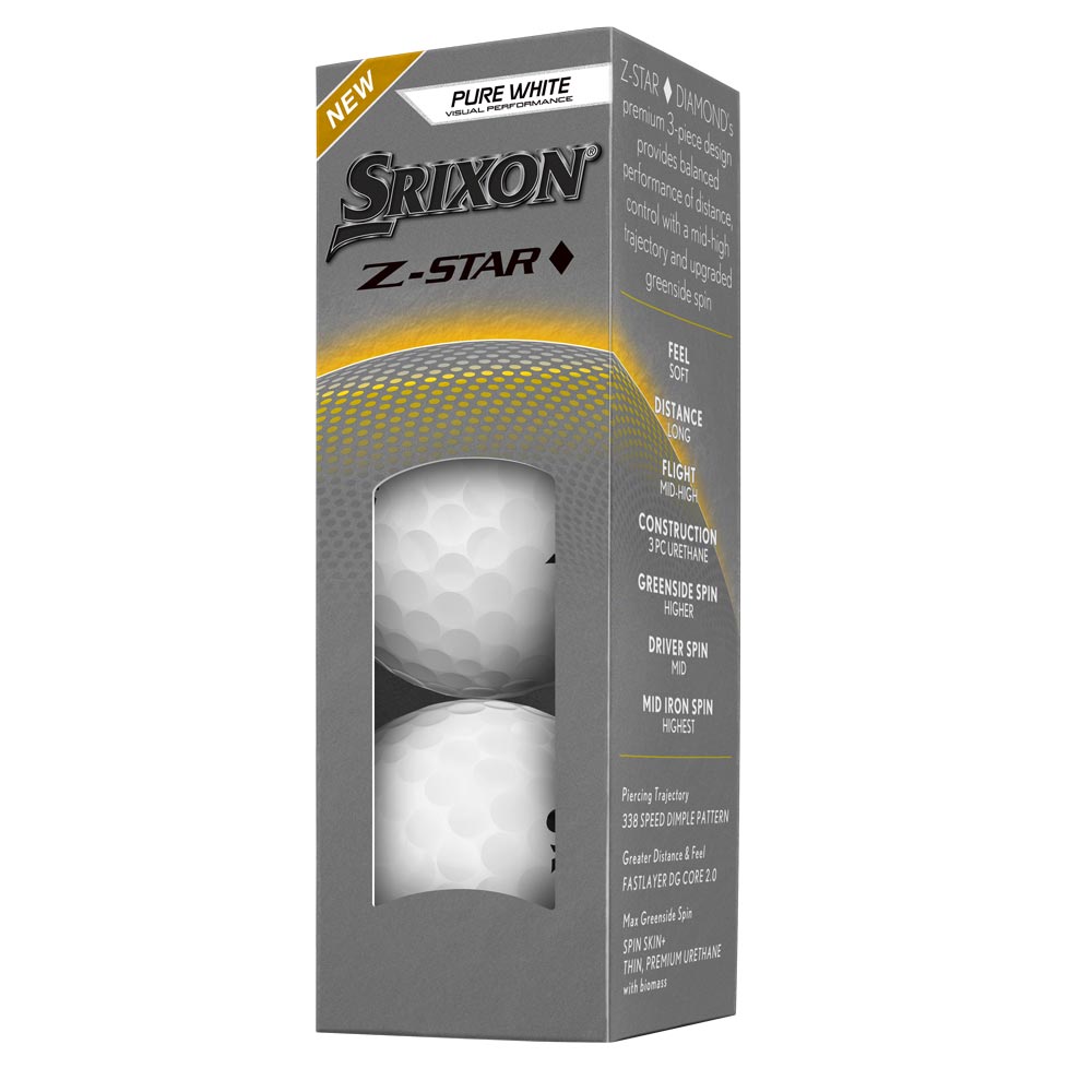 Srixon Z-Star Diamond 3 Golf Balls - Dozen – Golf Warehouse NZ
