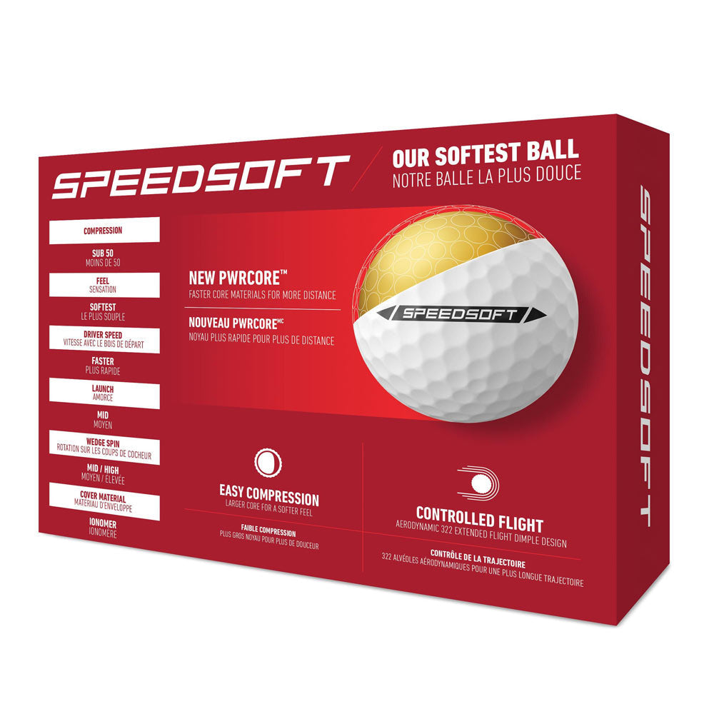 TaylorMade TM24 Speed Soft Golf Balls - Dozen – Golf Warehouse NZ