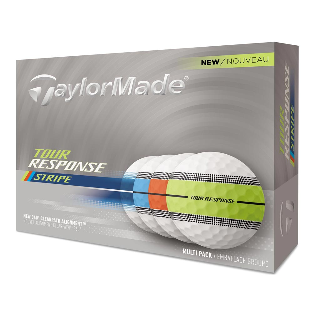 TaylorMade TM25 Tour Response Stripe Golf Balls - Dozen – Golf Warehouse NZ